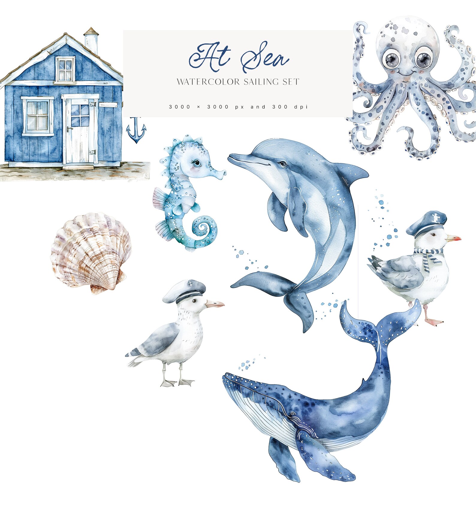 Watercolor Sailor Bear Clipart Sailor Clipart for Kids Nursery Clipart ...