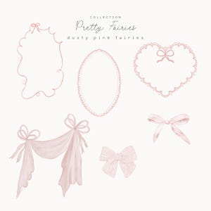 Watercolor Pink Fairies Clipart - Pretty Fairies - Preppy Fairies ...