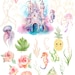 Watercolor Mermaid Clipart Mermaid Party Clipart Kids Mermaid Clipart ...