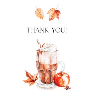 Autumn Drinks Clipart - Watercolor Drinks Clipart - Autumn Cocktails ...