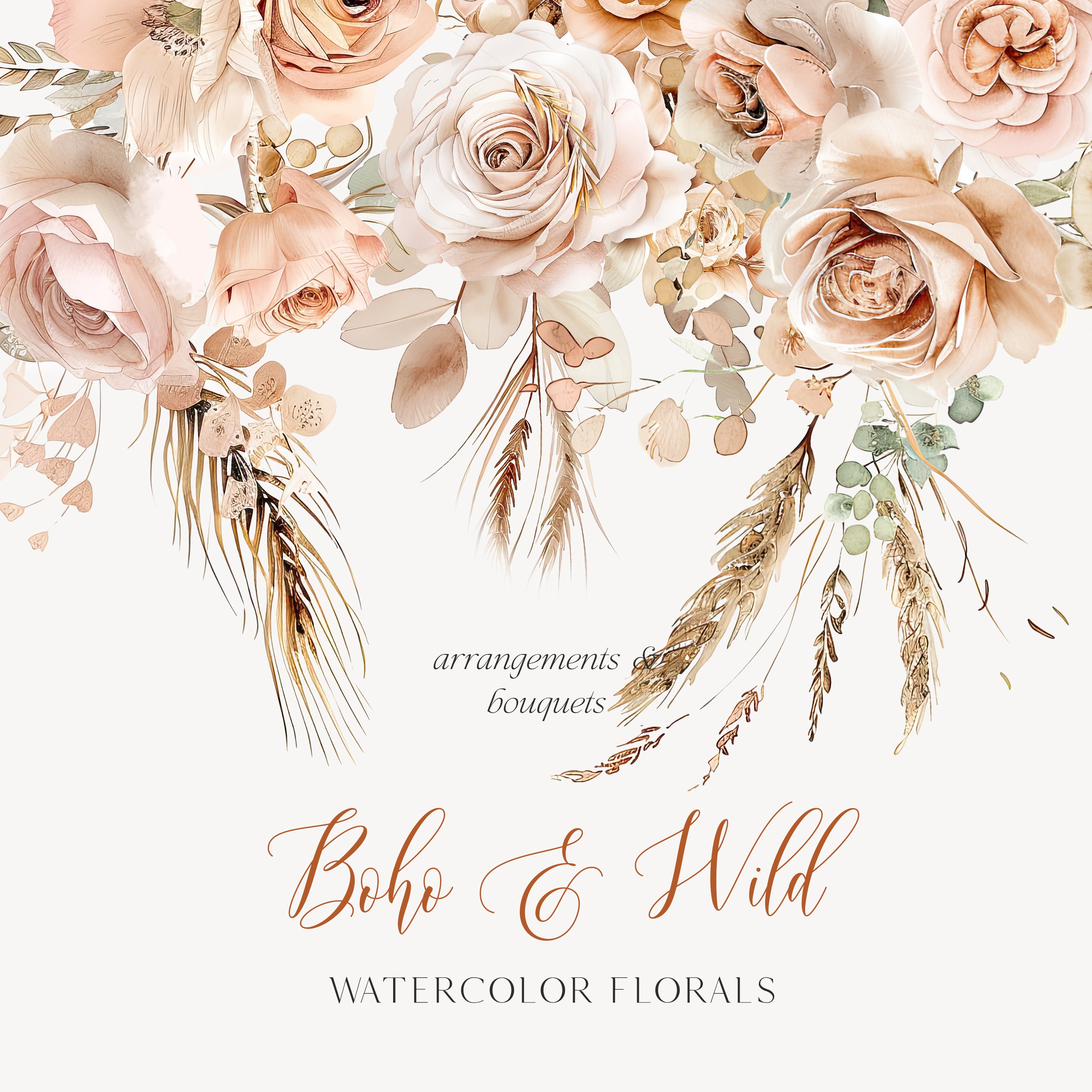 Bohemian Floral Bouquets - Boho Arrangements - Bohemian Flowers ...