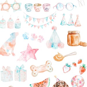 Dog Party Clipart - Party Pets Clipart - Festive Clipart - Cute Dog ...