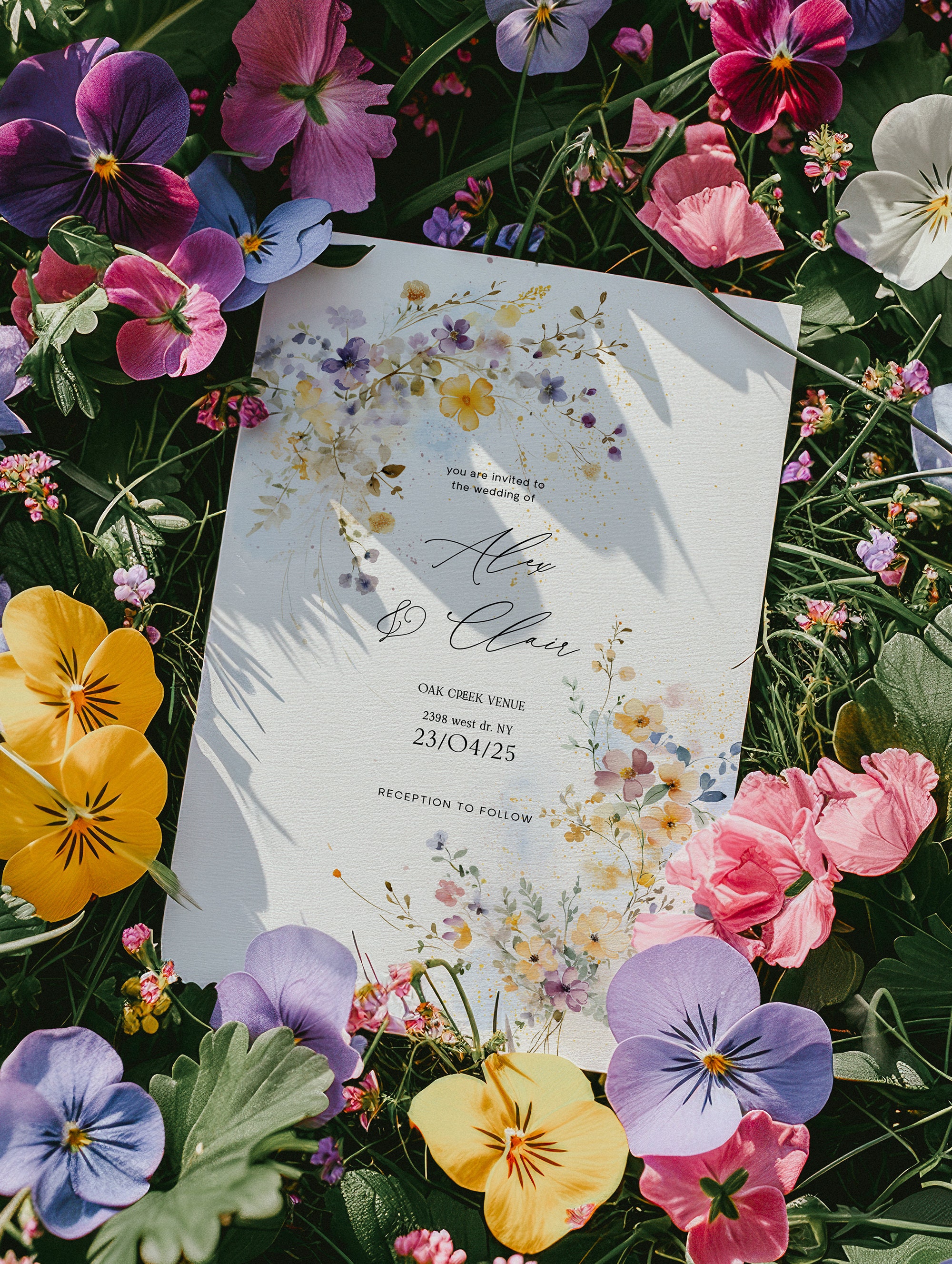 Romantic Spring Reading Clipart Set - Watercolor Spring Aesthetics ...