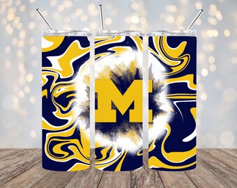 University of Michigan Yeti Tumbler - Etsy