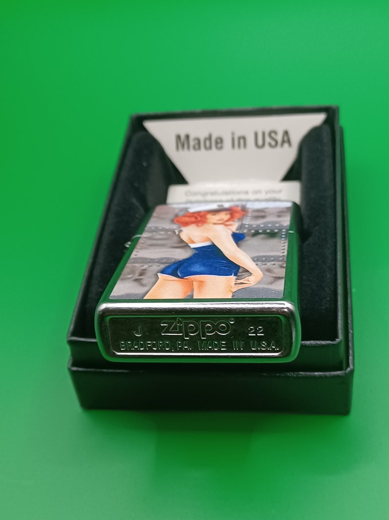 ZIPPO Pin-up Girl Bomber Artwork New With Box - Etsy