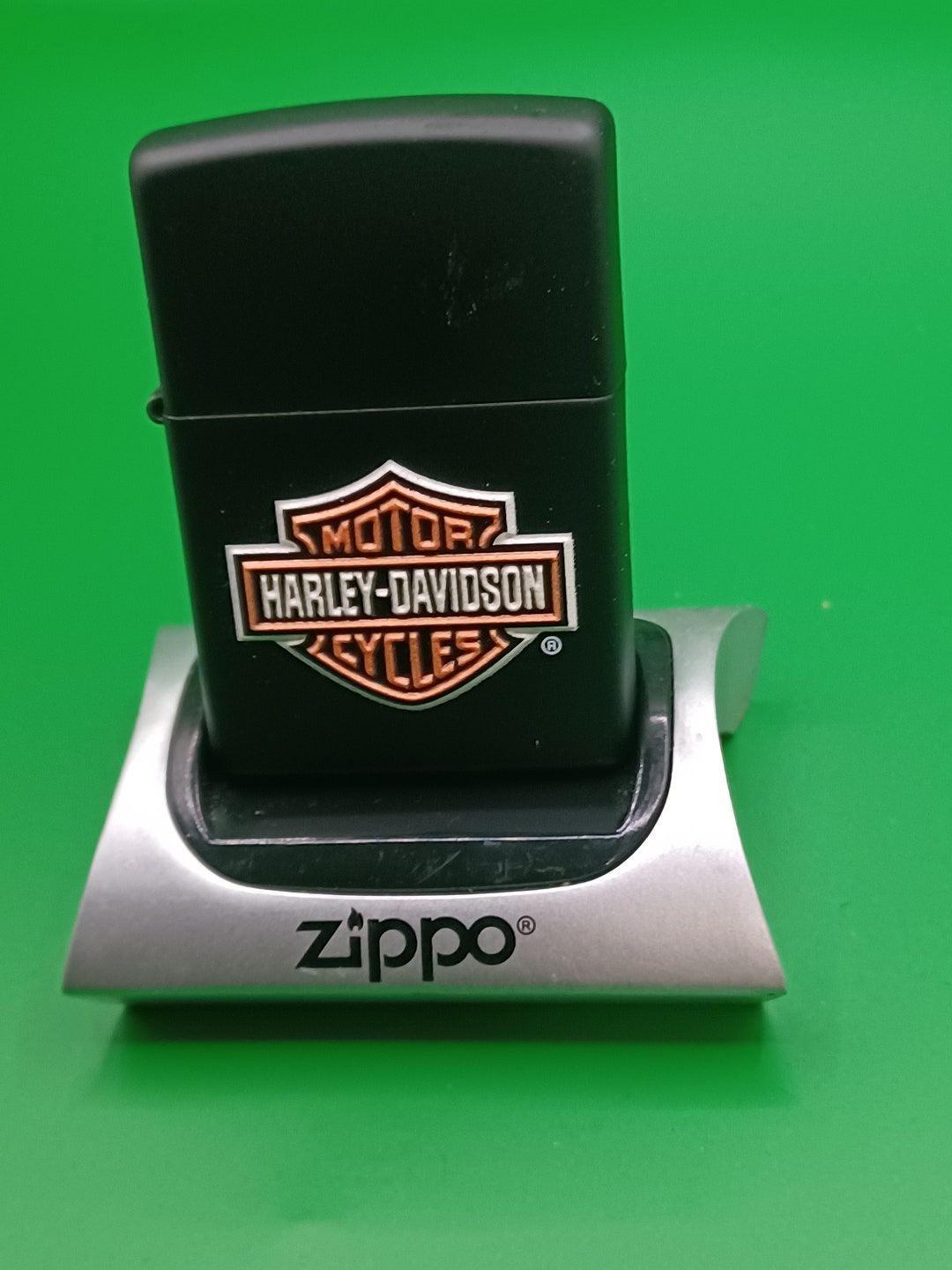 ZIPPO Harley Davidson Black Matte New in Box - Etsy
