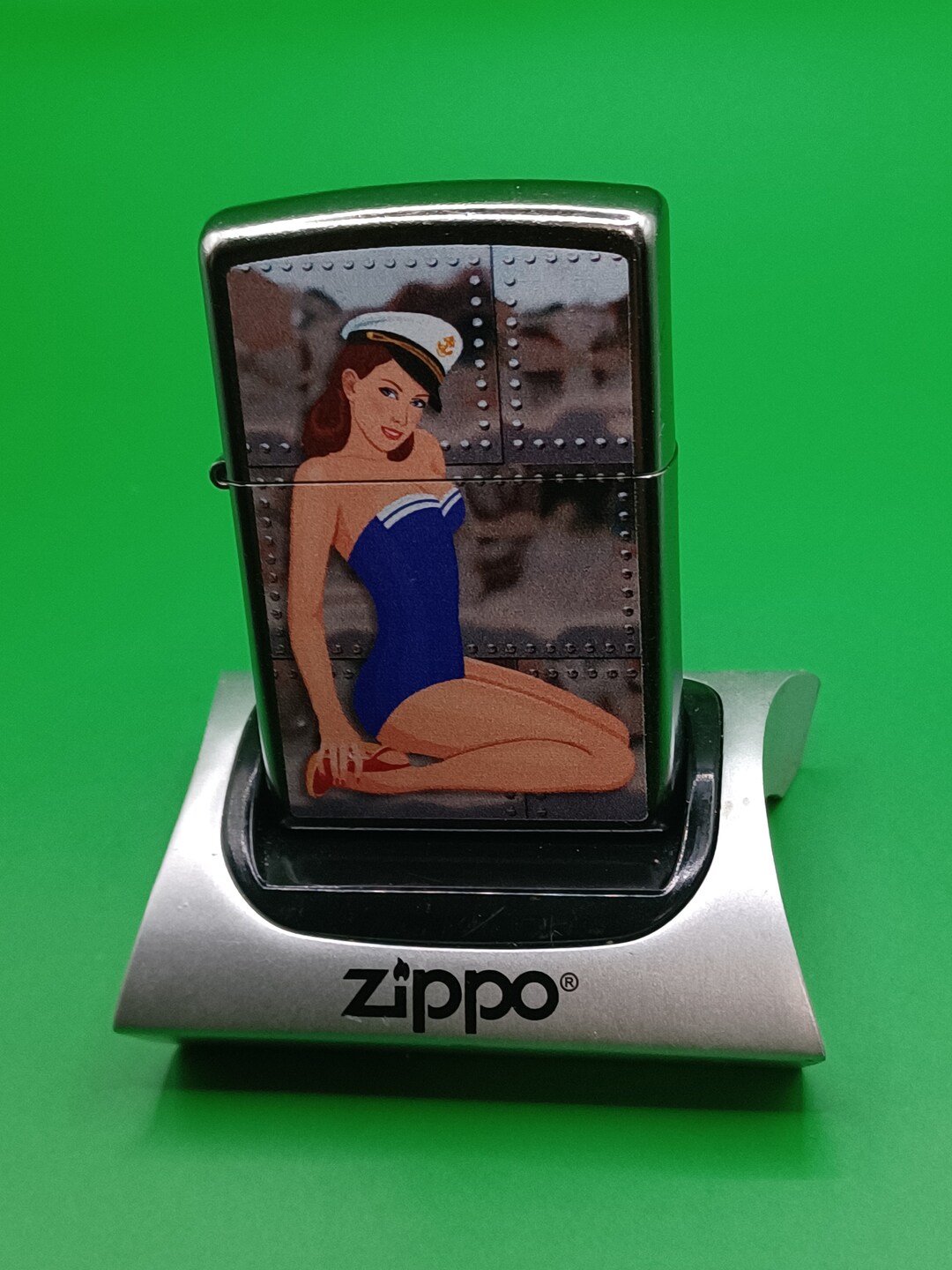 Zippo Pin Up Girl Bomber Artwork New In Box Etsy