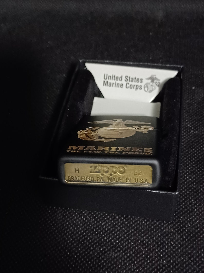 ZIPPO USMC MARINES New Mint Condition - Etsy