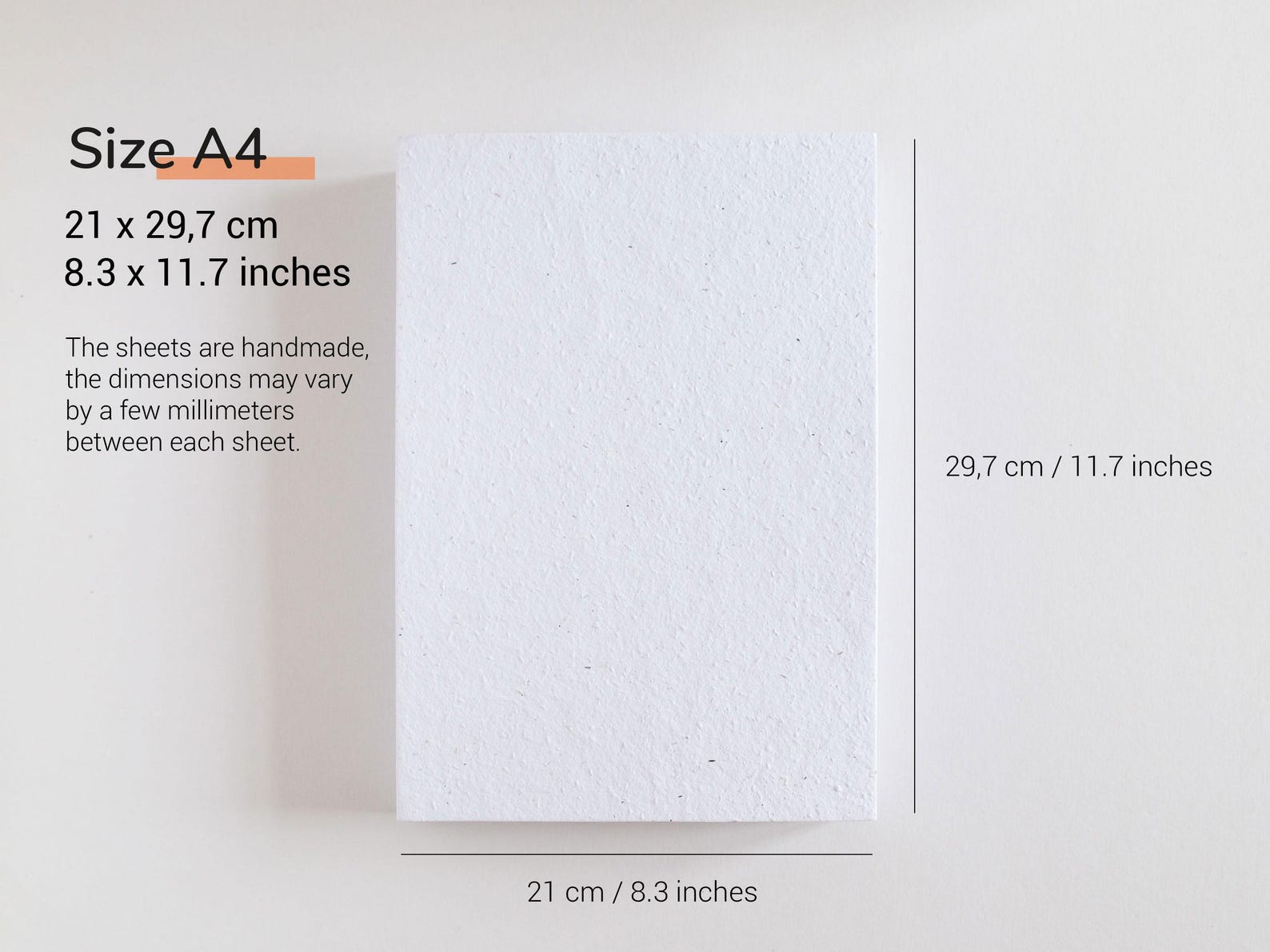 Bulk Handmade Plantable Seed Paper 300g Premium - Pack 10 Sheets A4 ...