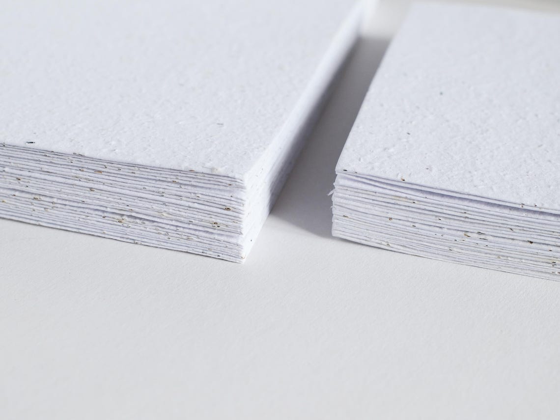 Bulk Handmade Plantable Seed Paper 300g Premium - Pack 10 Sheets A4 ...