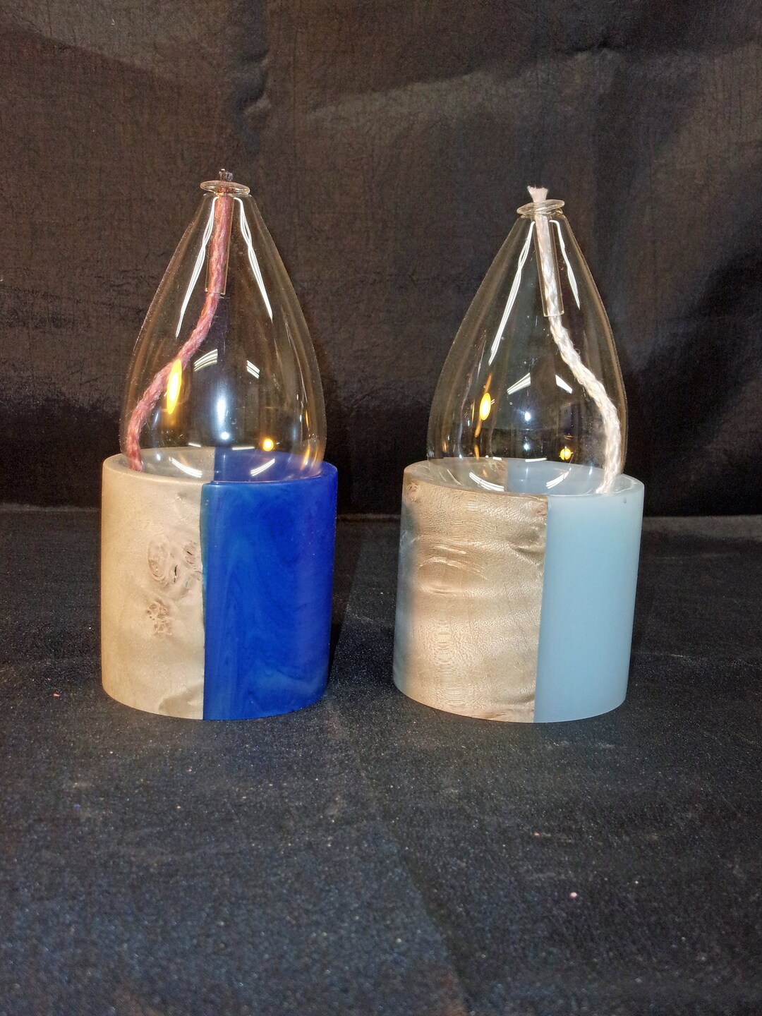 Hand Turned Oil Lamps - Etsy