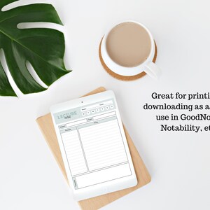 Lecture and Study Notes Template Printable Downloadable - Etsy