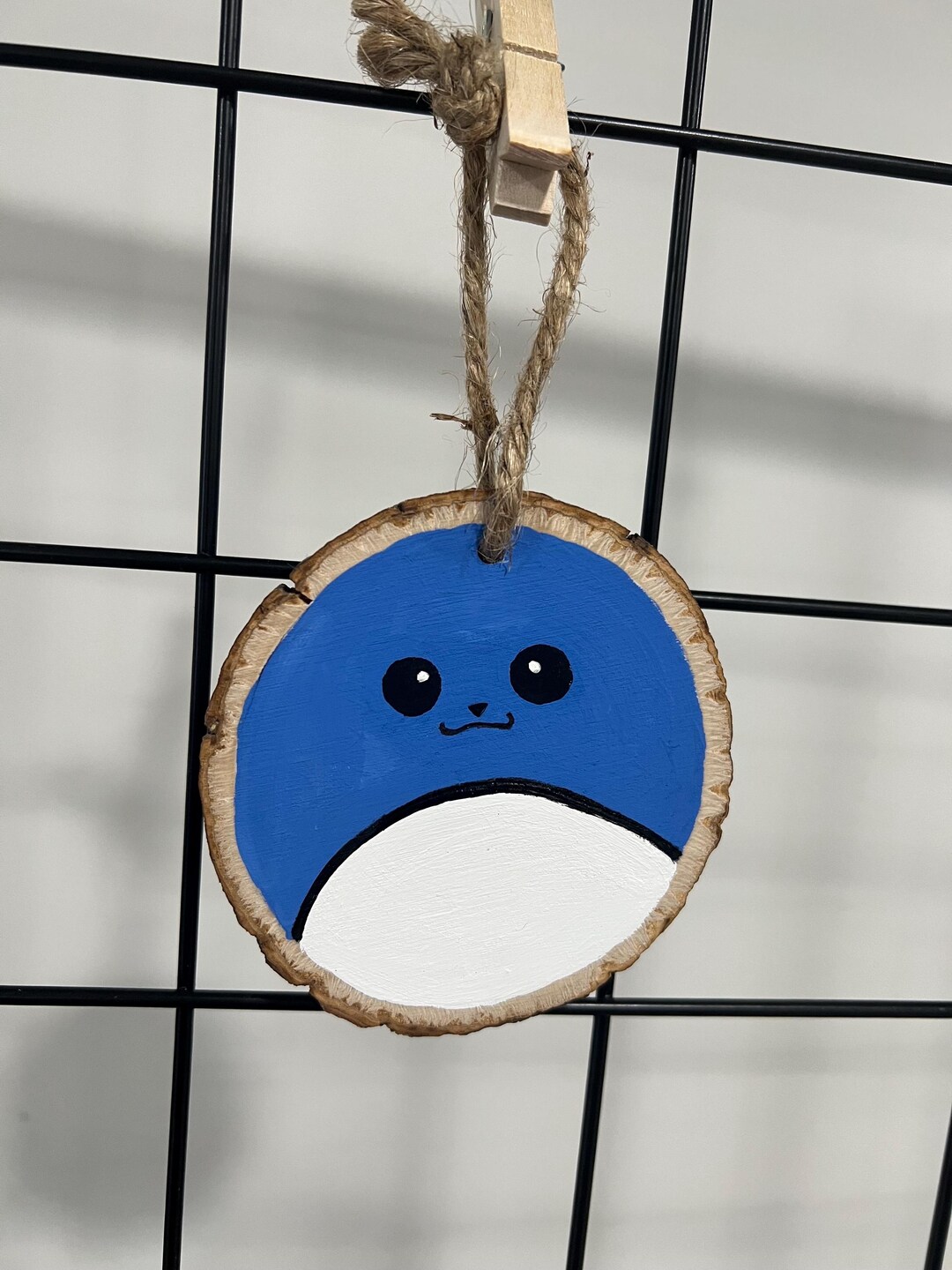 Marill Mouse Pokemon Fairy Type Water Type Wood Slice Acrylic Painting ...