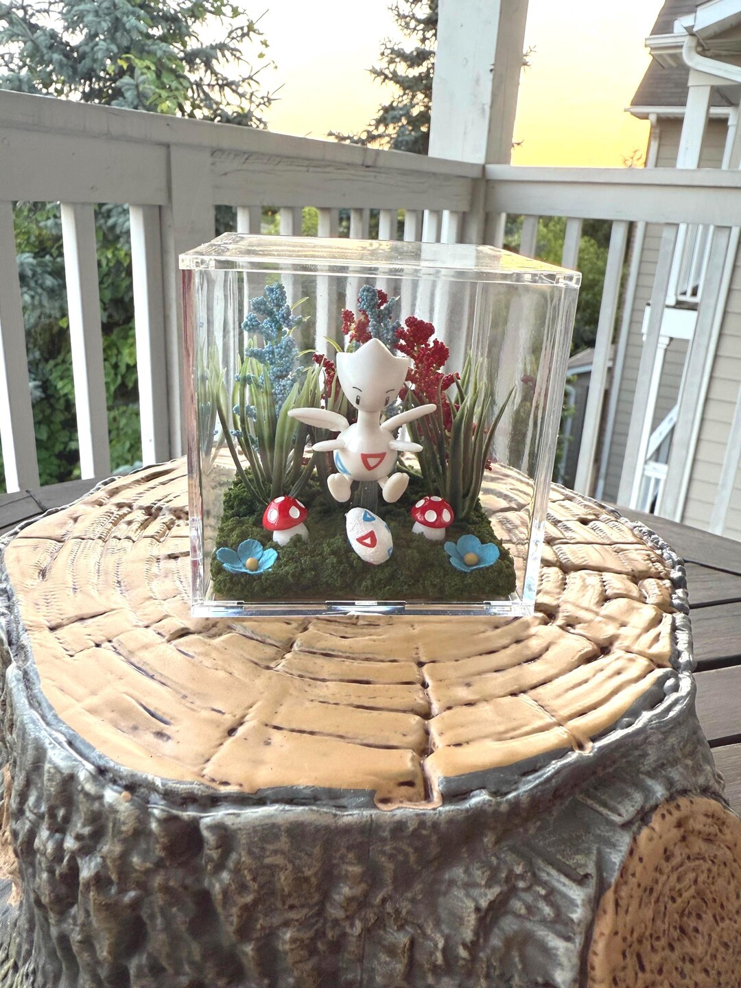 Togetic Togepi Togekiss Pokémon Fairy Type Flying Type Forest Scene ...
