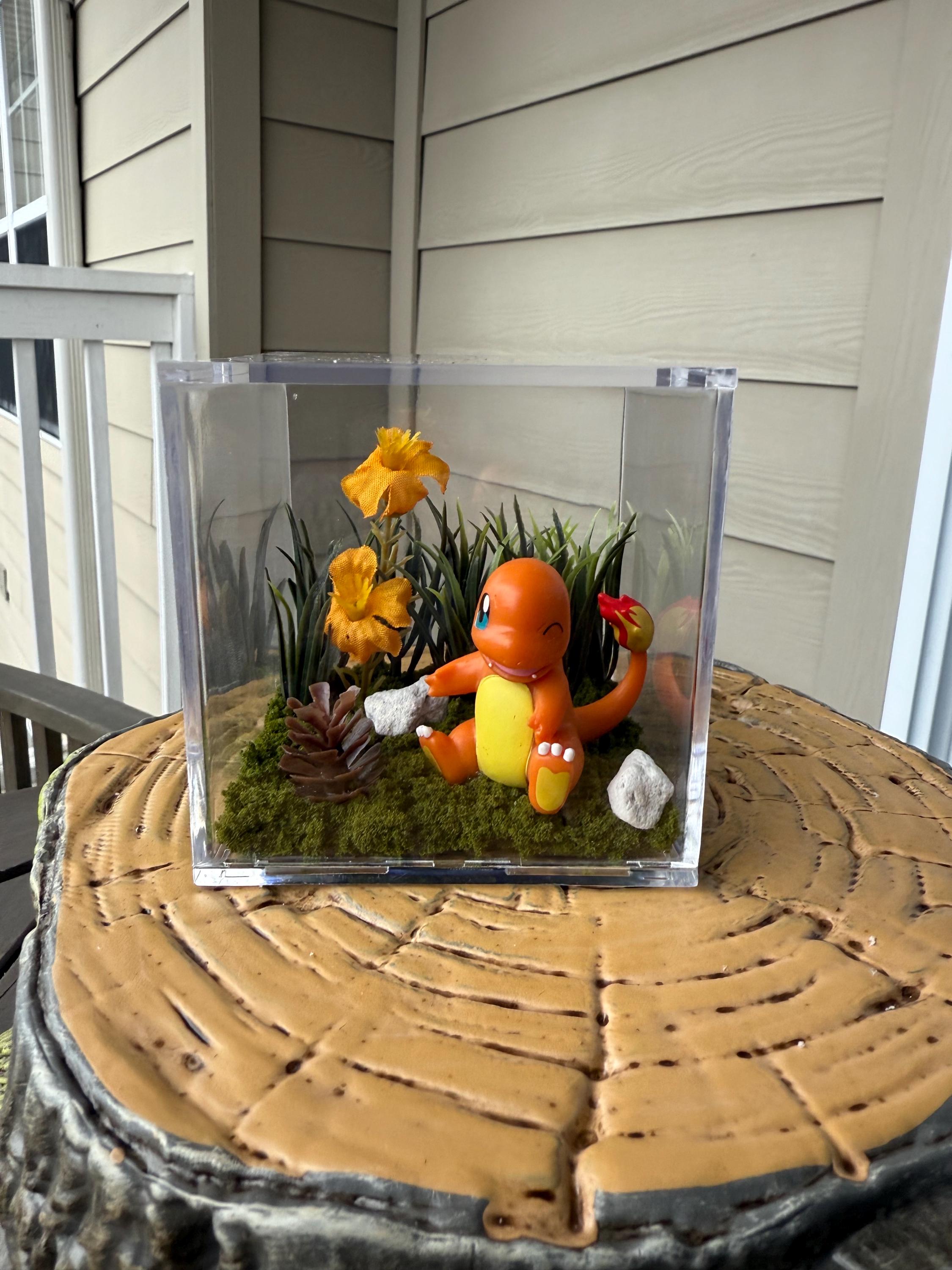 Charmander Charmeleon Charizard Gen 1 Starter Pokémon Fire Type Forest ...