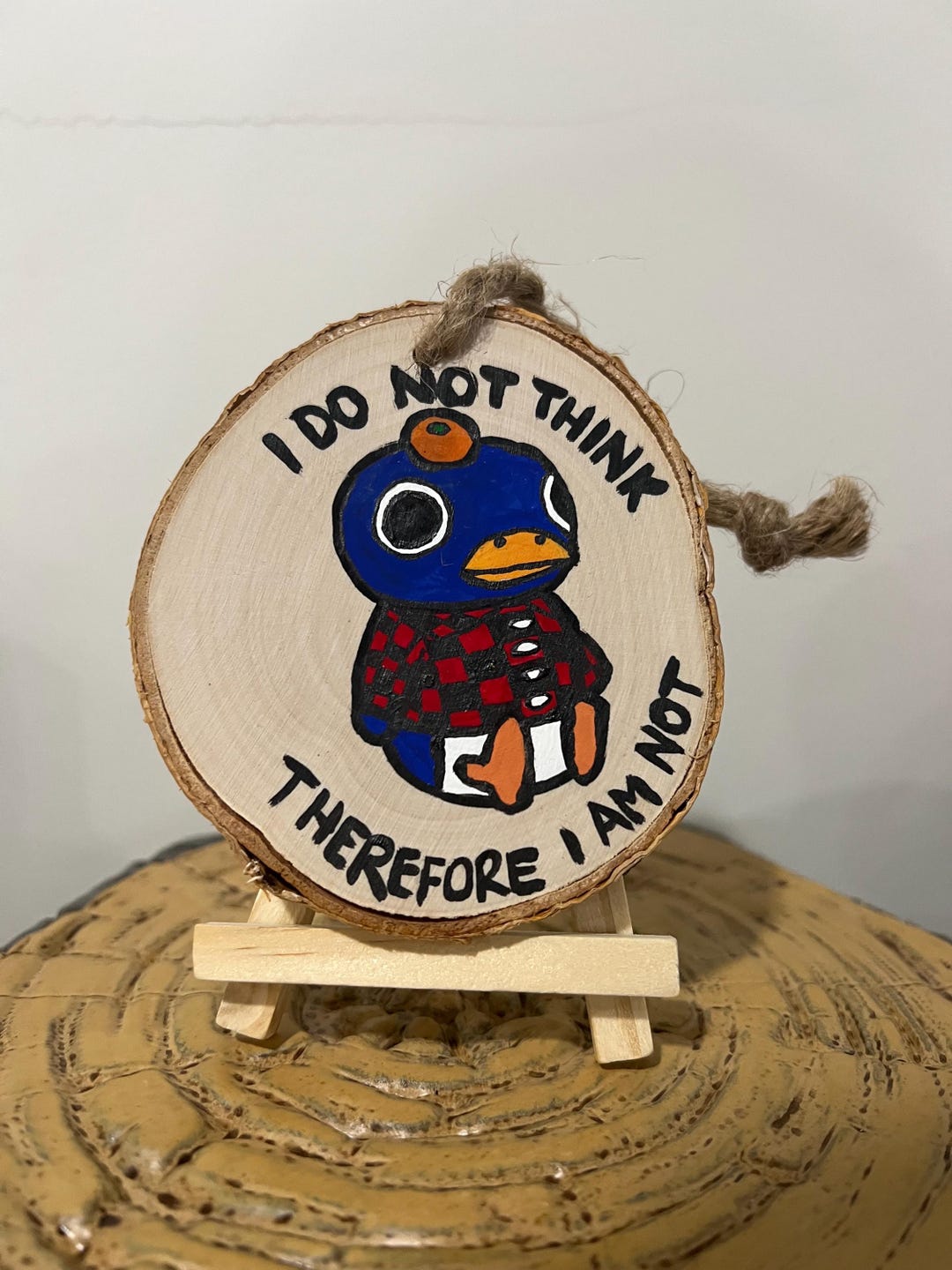 Roald the Penguin Villager Animal Crossing ACNH Meme Wood Slice Acrylic ...