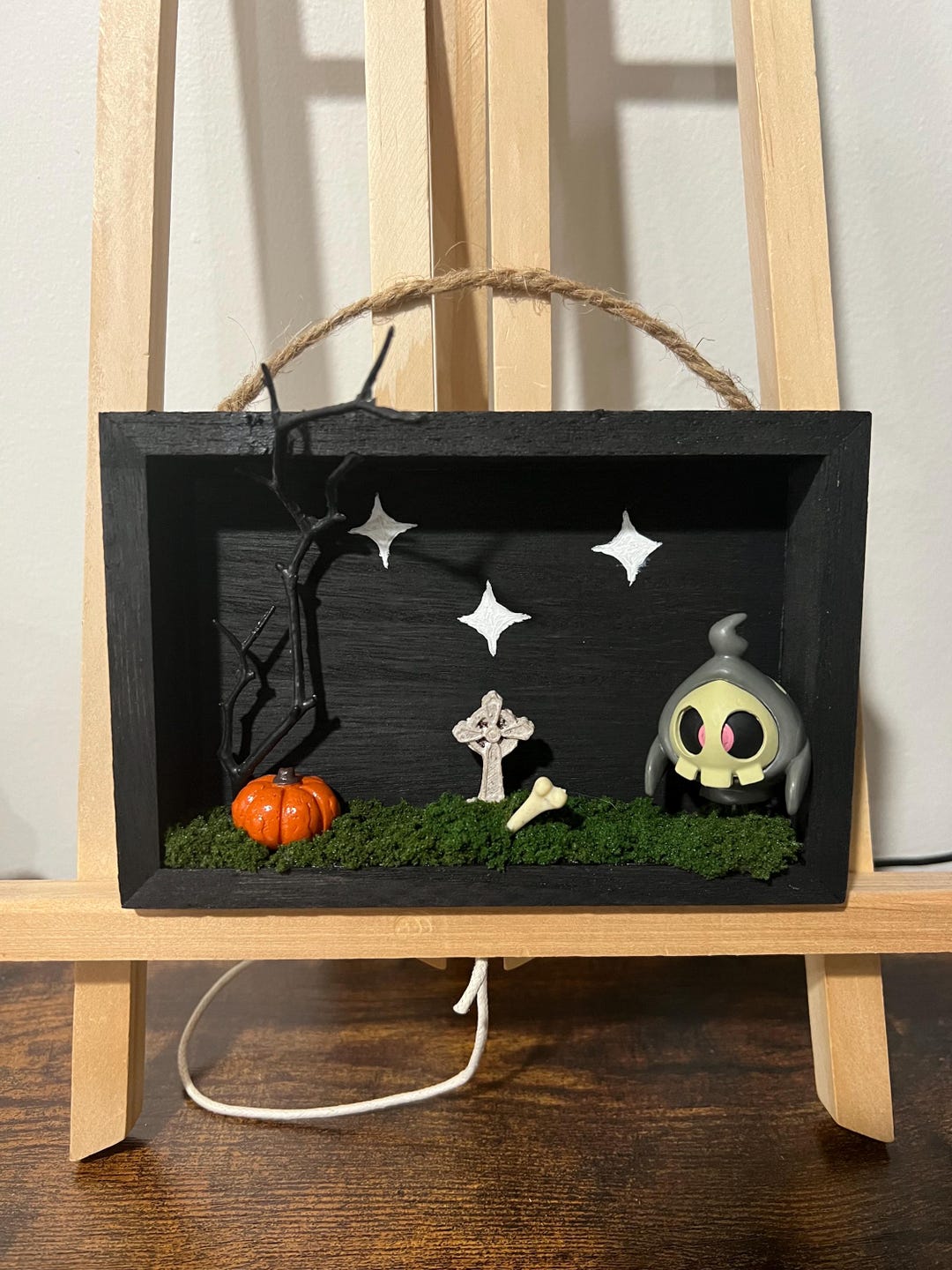 Pokémon Graveyard Shadow Box Diorama With Duskull - Etsy