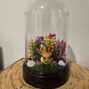 Eevee Eeveelution Gen 1 Pokémon Normal Type Floral Spring Terrarium ...