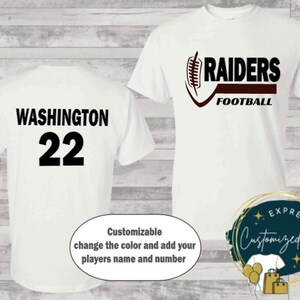 Team Football Shirts, Custom Team Shirts, Personalized Football Shirt ...