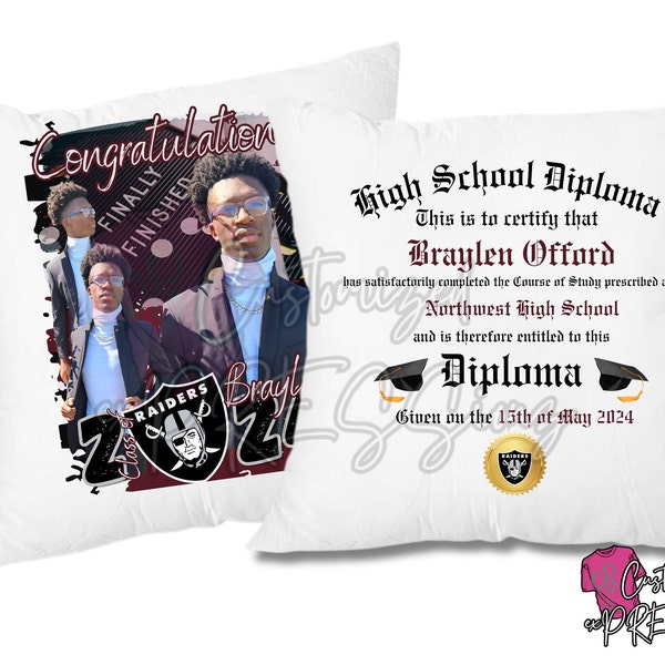 Graduation Pillow - Etsy