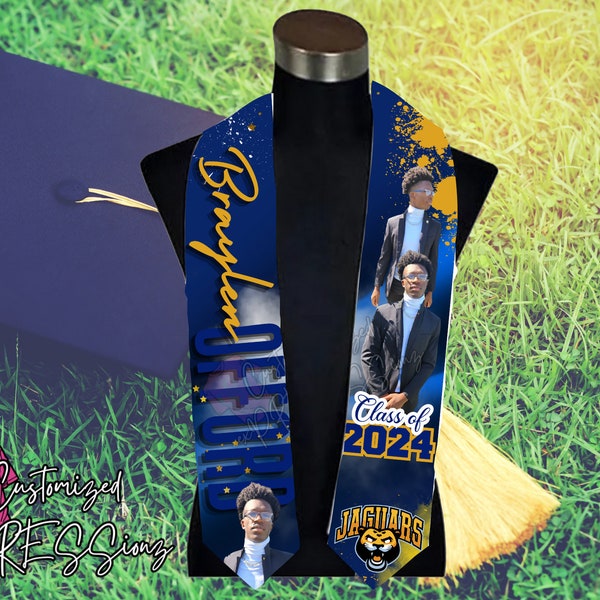 Custom Graduation Stole - Etsy