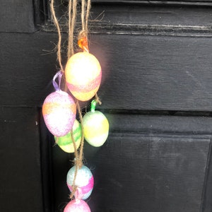 Easter Wreath With LED Lights - Etsy