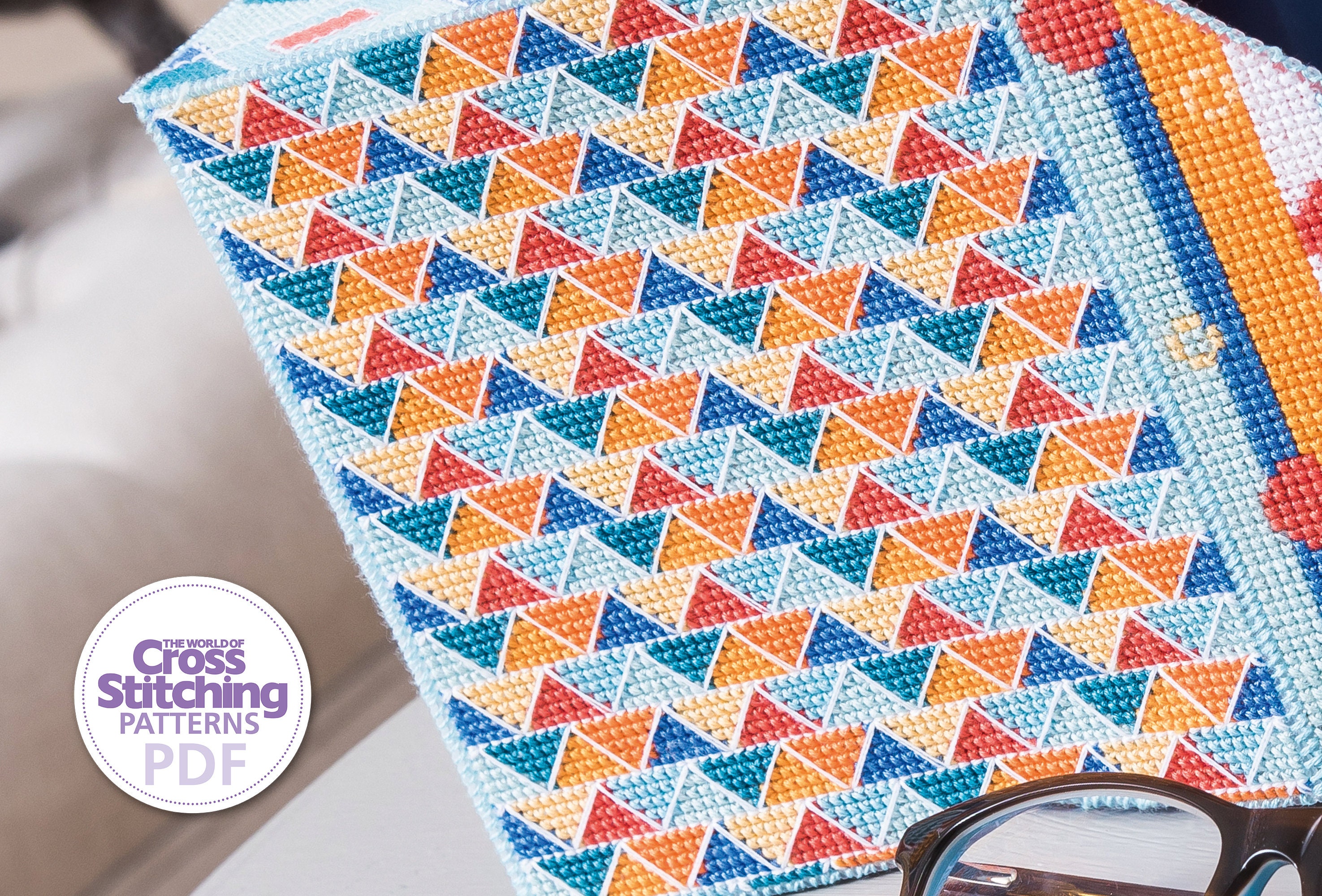 3D Tissue Box Cover Cross Stitch Pattern PDF Chart Instant Download ...