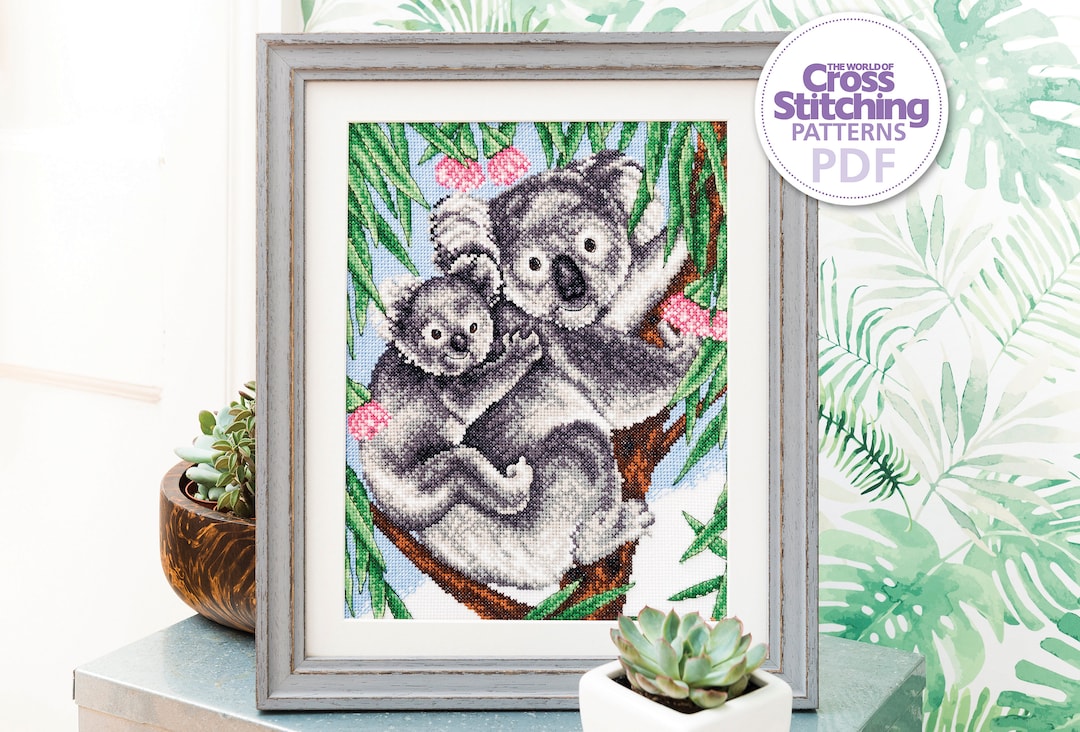 Koalas Cross Stitch Pattern Instant Download PDF Chart Australian ...