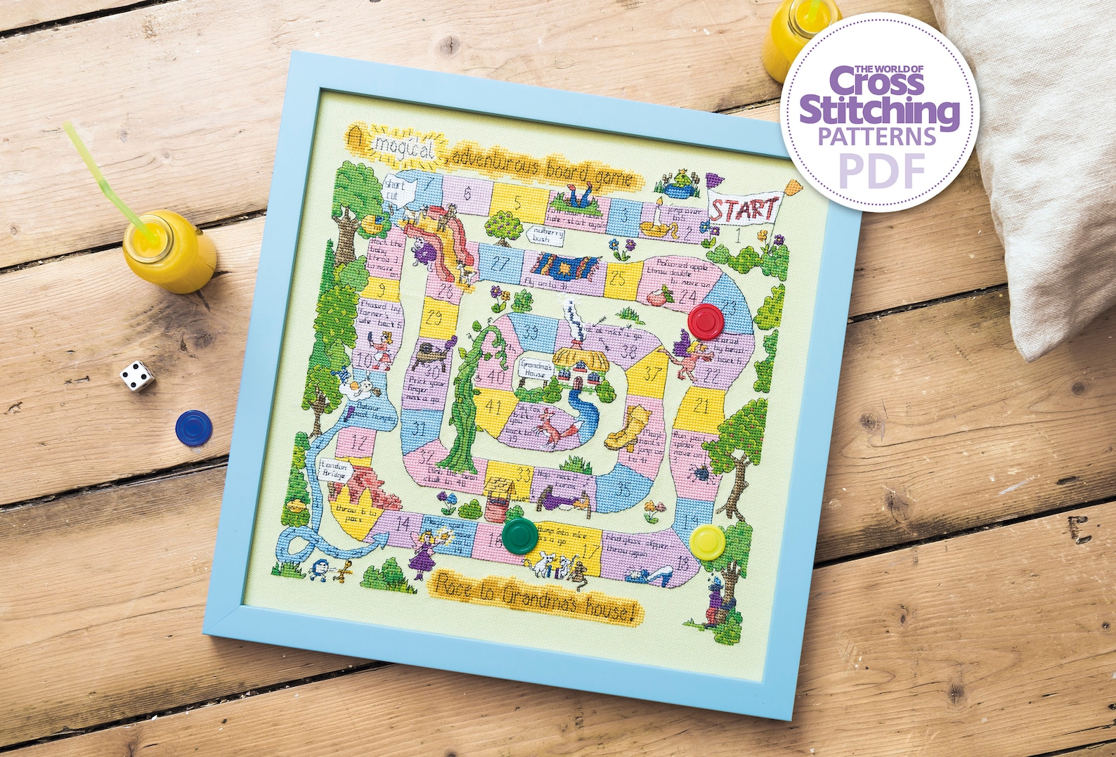 Board Game Cross Stitch Pattern PDF Chart Instant Download - Etsy