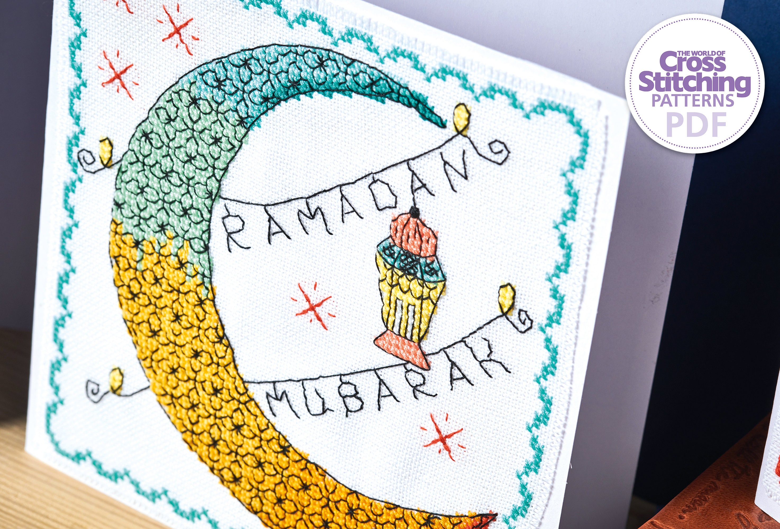 Ramadan Eid Cards Cross Stitch Patterns PDF Charts Instant Download ...
