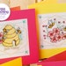 Bee Cards Cross Stitch Patterns PDF Charts Instant Download, Fun All ...