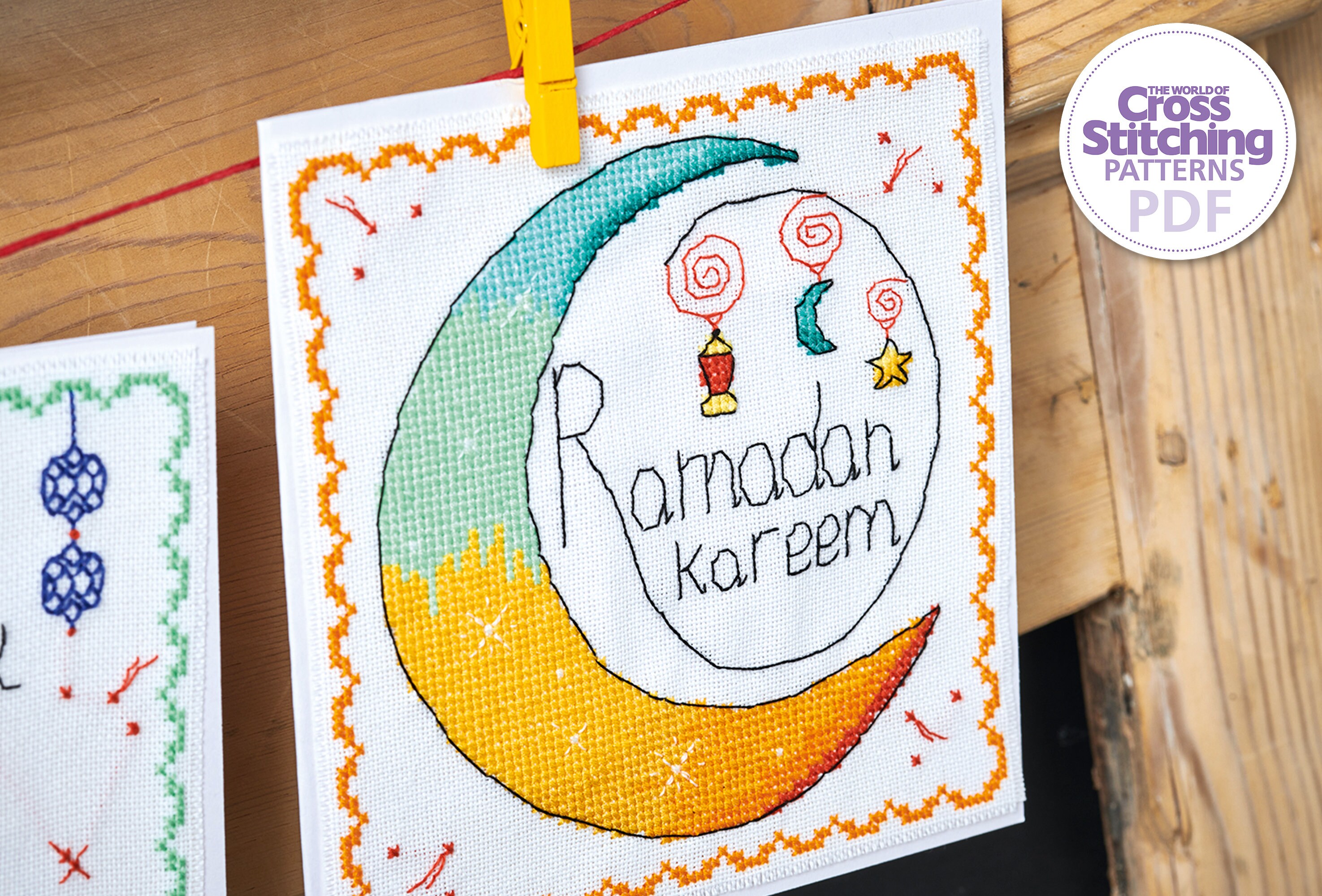 Ramadan Eid Cards Cross Stitch Patterns PDF Charts Instant Download ...