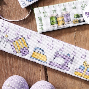 Fabric Count Rulers Cross Stitch Patterns PDF Chart Instant Download ...