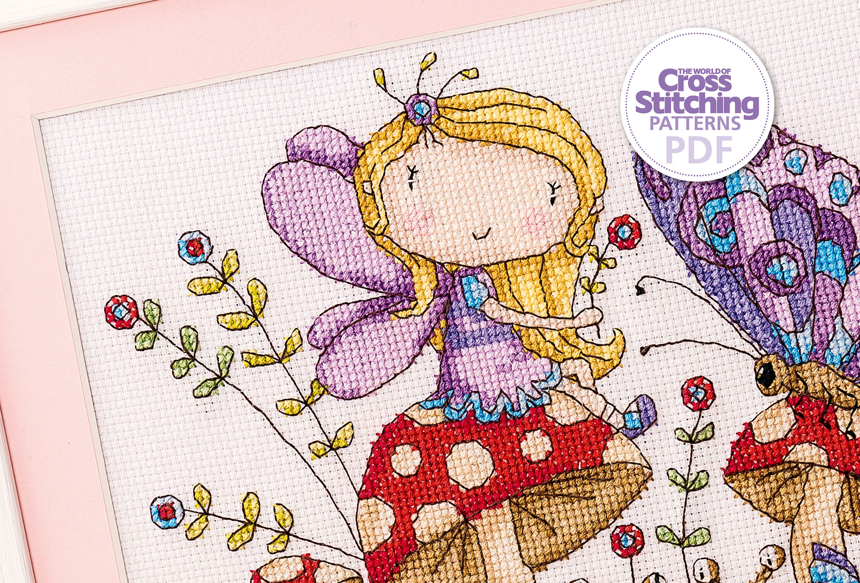 Fairy Cross Stitch Pattern PDF Chart Instant Download Fantasy - Etsy UK
