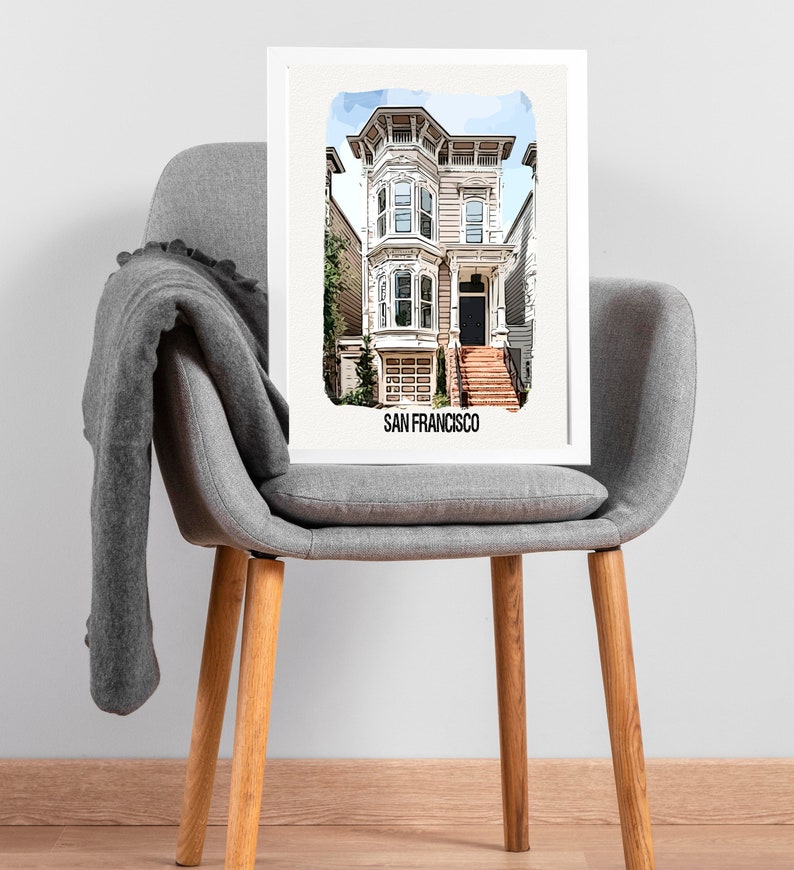 Custom Watercolor House Portrait , Personalized Housewarming Gift ...