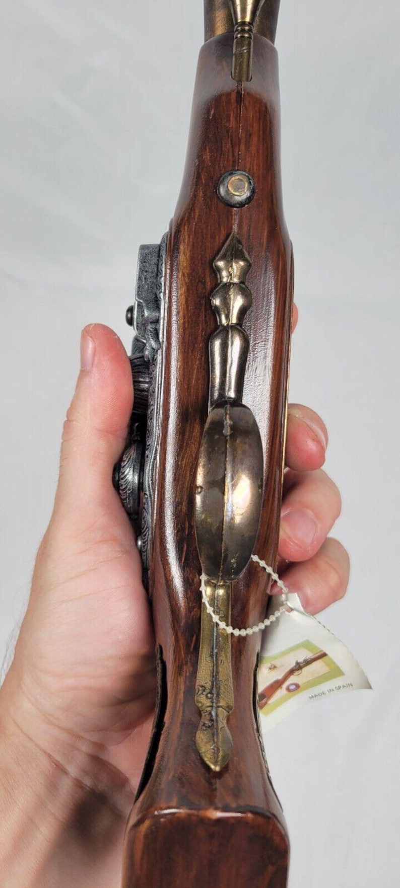 Vintage Flintlock Pistol Replica Made in Spain Flintlock Pistol - Etsy