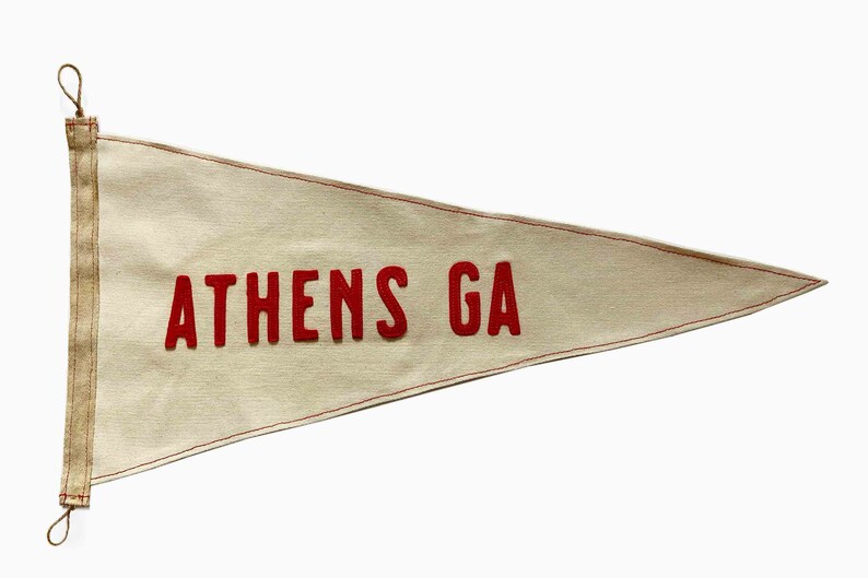 Athens Ga Felt Letter Pennant Flag - Etsy