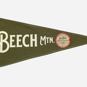 Beech Mtn. Pennant Flag - Etsy