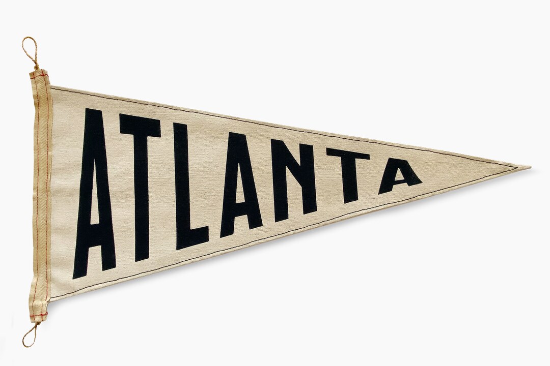 Atlanta Pennant Flag - Etsy