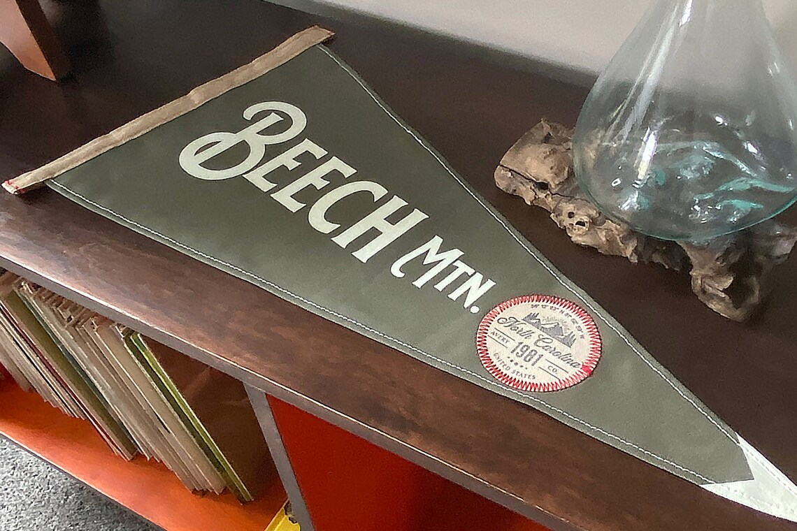 Beech Mtn. Pennant Flag - Etsy
