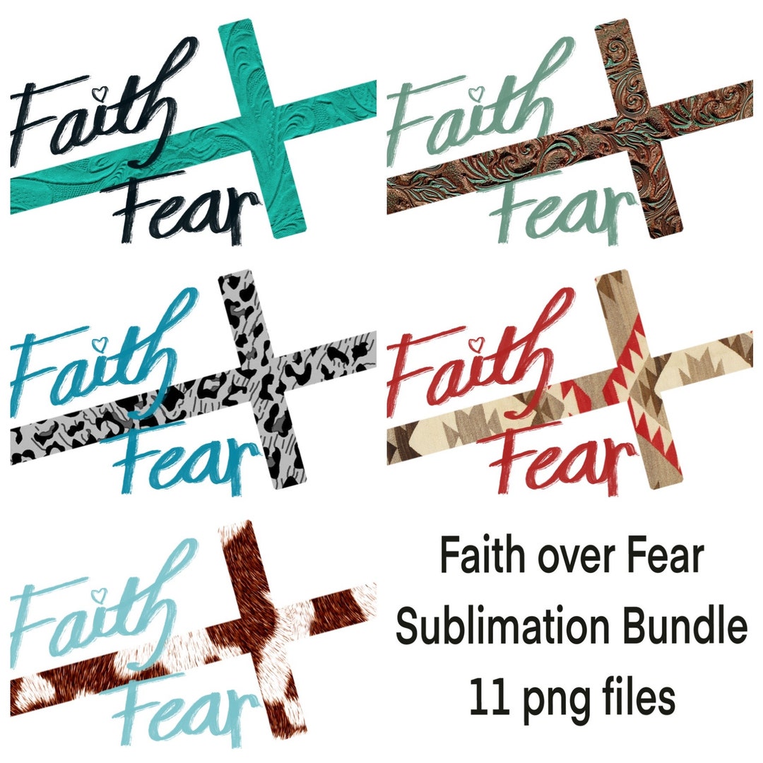 Faith Over Fear Cross Bundle - Etsy