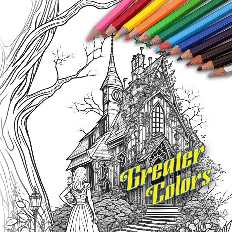 Premium Coloring Page Printable Adult Castle Colouring Pages - Etsy