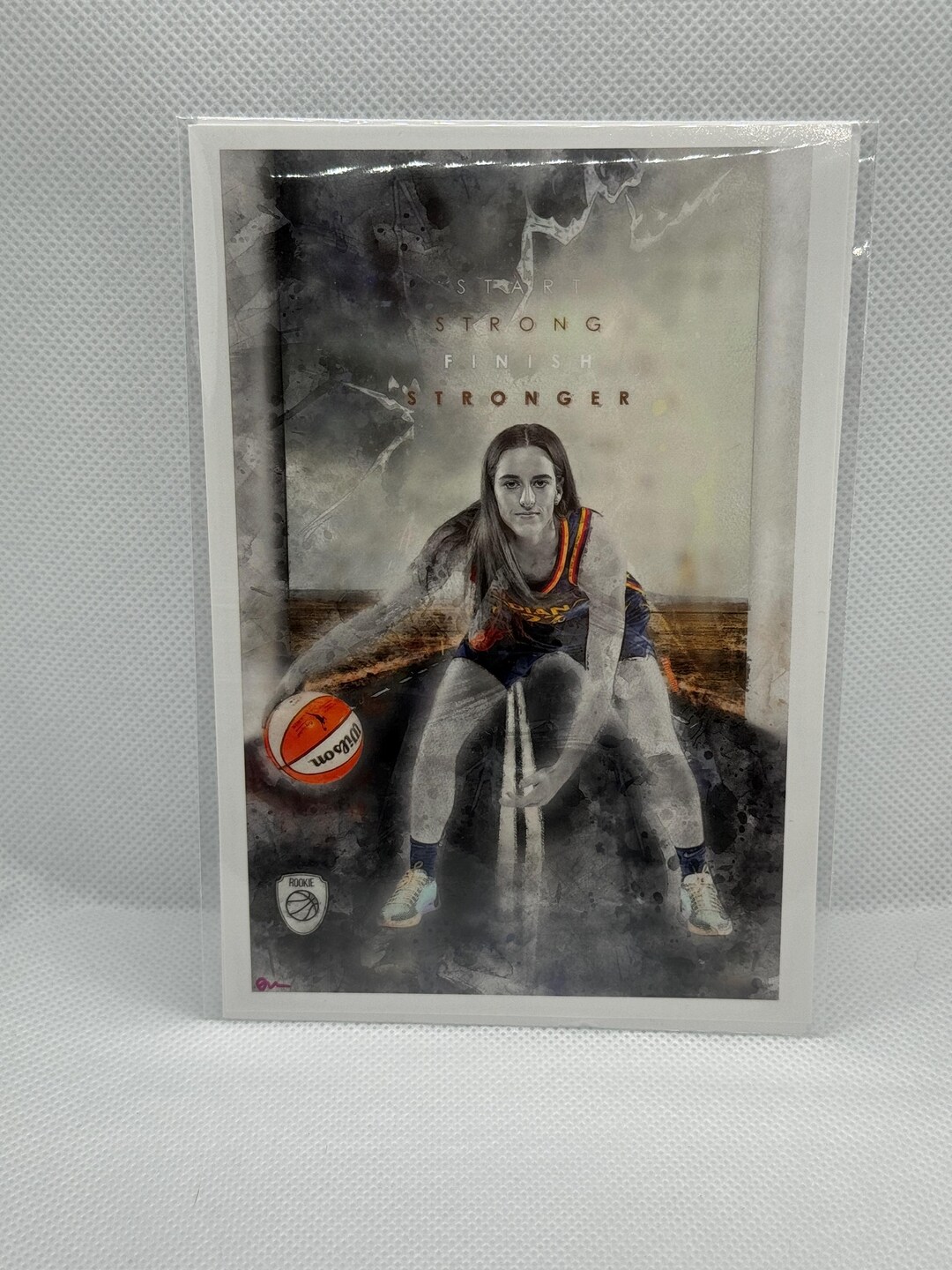 Caitlin Clark 4x6 Art Print, John Rudolph Signed V1 - Etsy