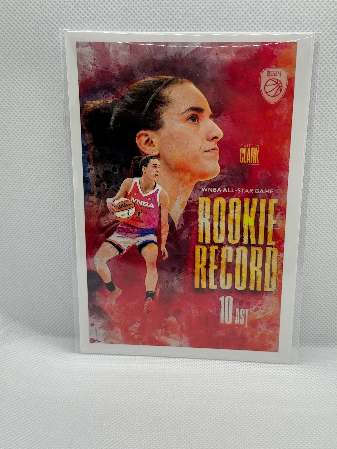 Caitlin Clark 4x6 Art Print, John Rudolph Signed V2 - Etsy