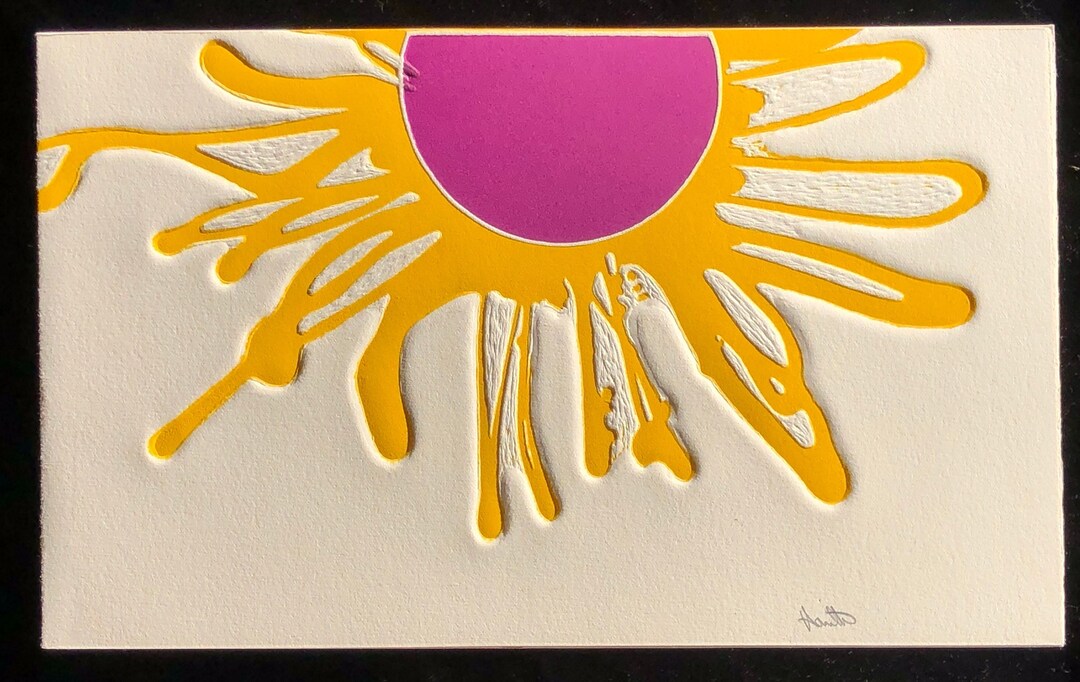 Purple Sun - Etsy