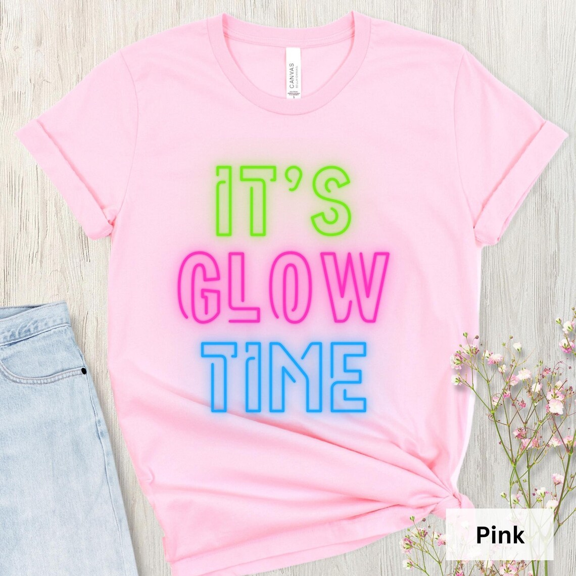 Custom Neon Glow Shirt, Personalized Glow Party Shirts, Family Glow Birthday Shirts, Kids Custom ...