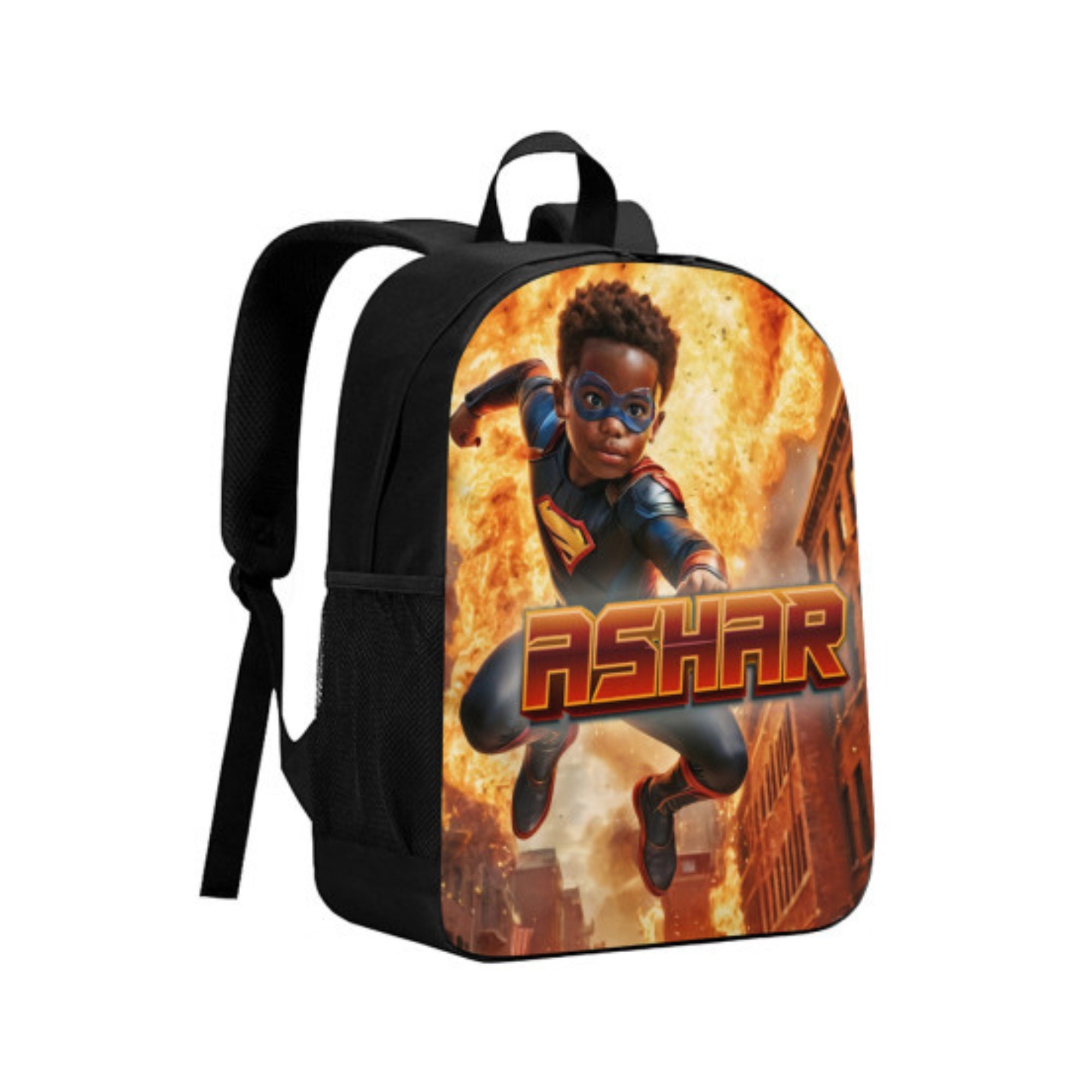 Personalized Superhero Backpack: Custom Name School Bag - Etsy