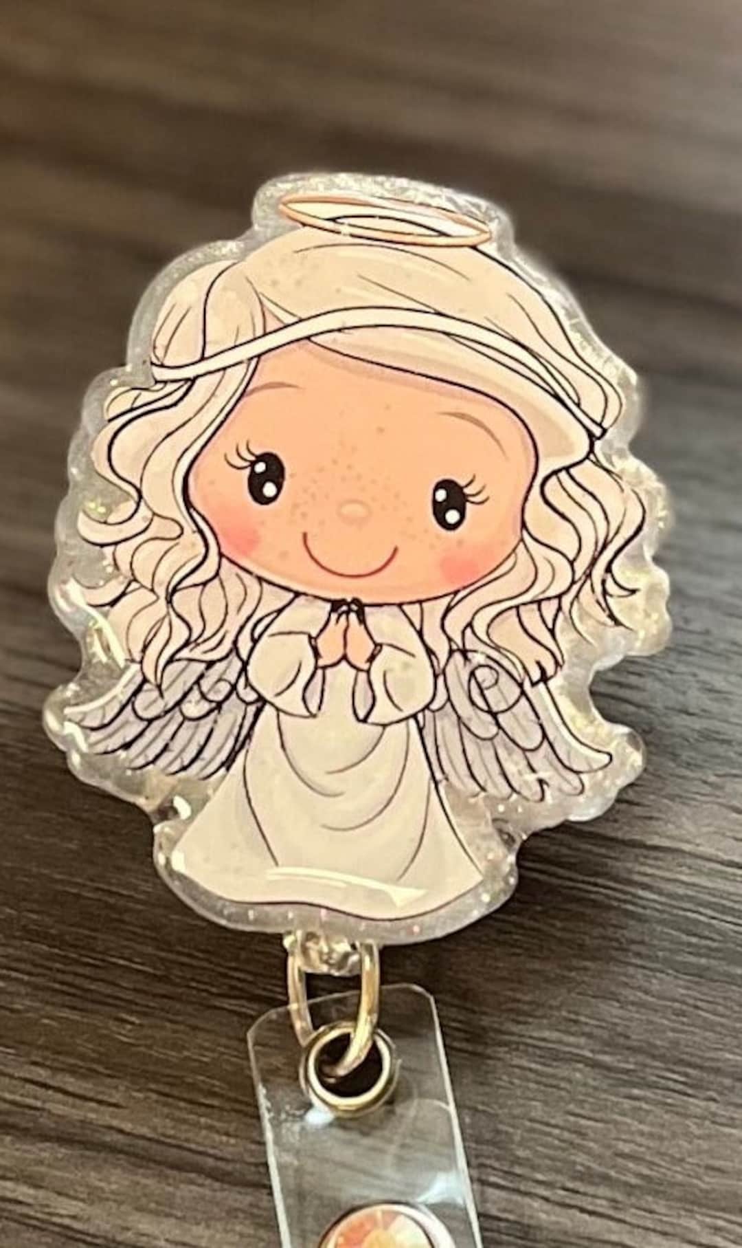 Angel Badge Reel - Etsy