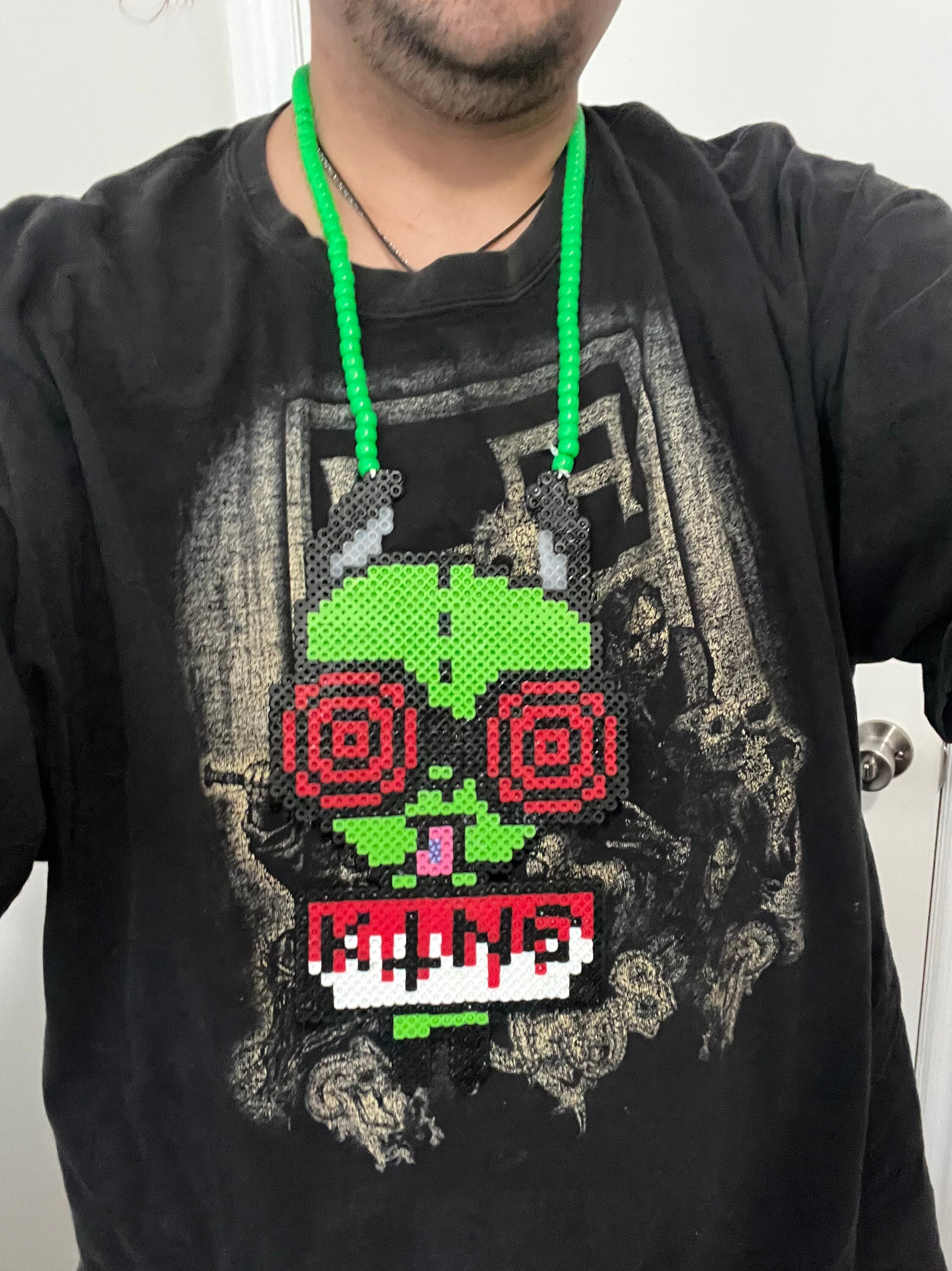 Rezz/ King Gir. Rezz. Sullivan King. Perler. Necklace. Beaded - Etsy