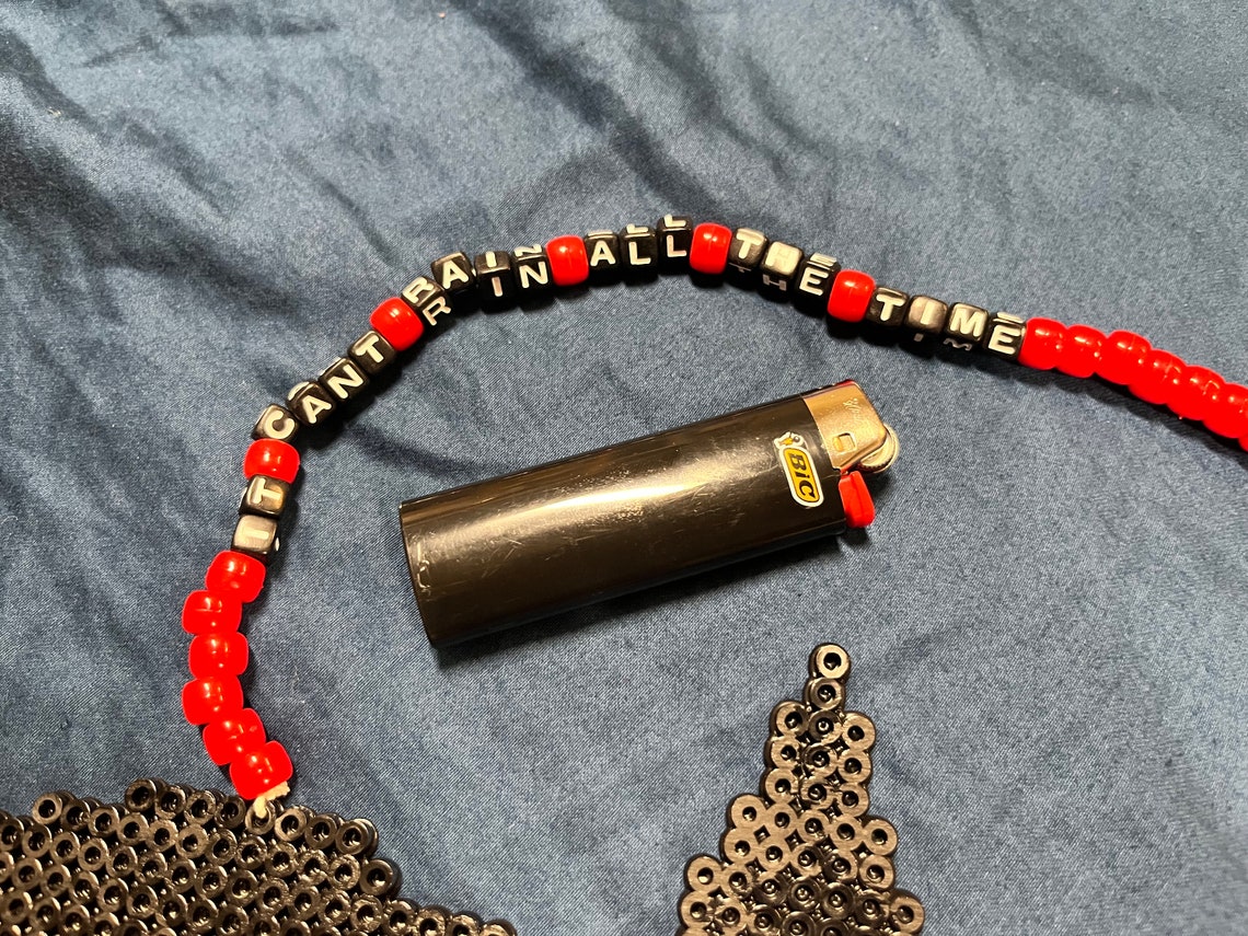 The Crow. Perler. Crow. Horror. Beaded Necklace. - Etsy